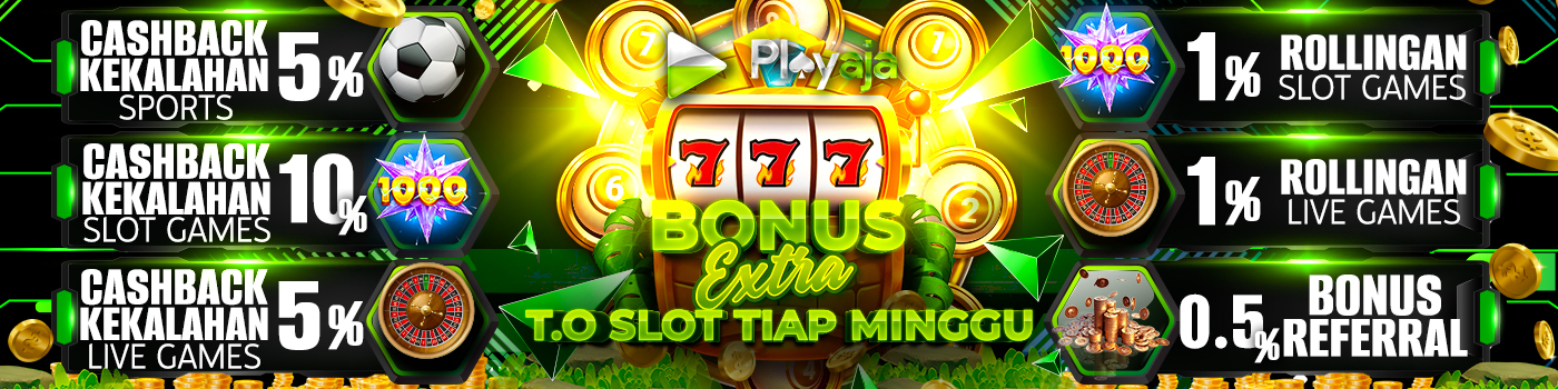 PLAYAJA : Pusat Permainan Slot, Bola & Togel Online Terbaik!